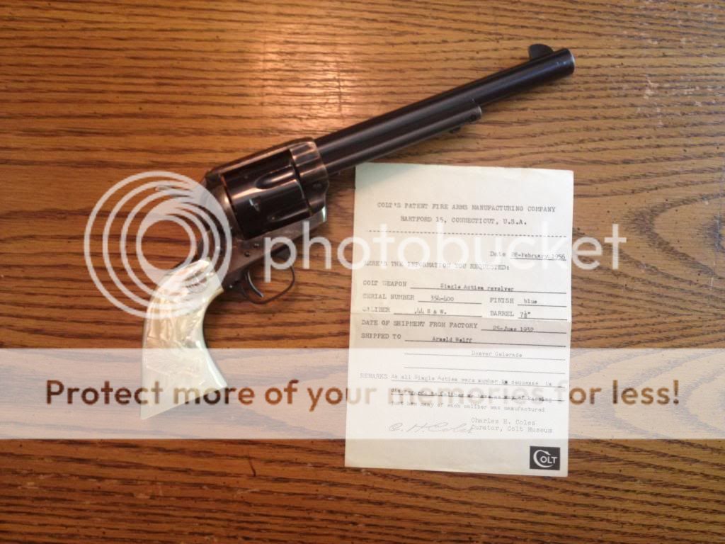 JACKPOT!!! Colt Letter from 1956 | Colt Forum