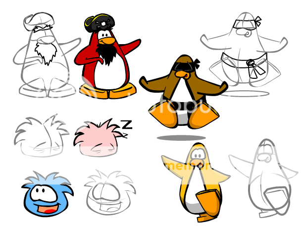 Draw Penguins | Club Penguin Cheats Home™